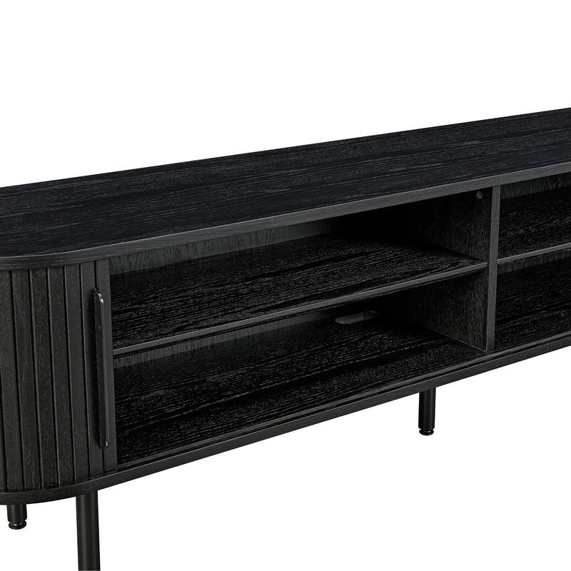 Alamein Dania 200cm ETU TV Unit Black – Divano Furniture