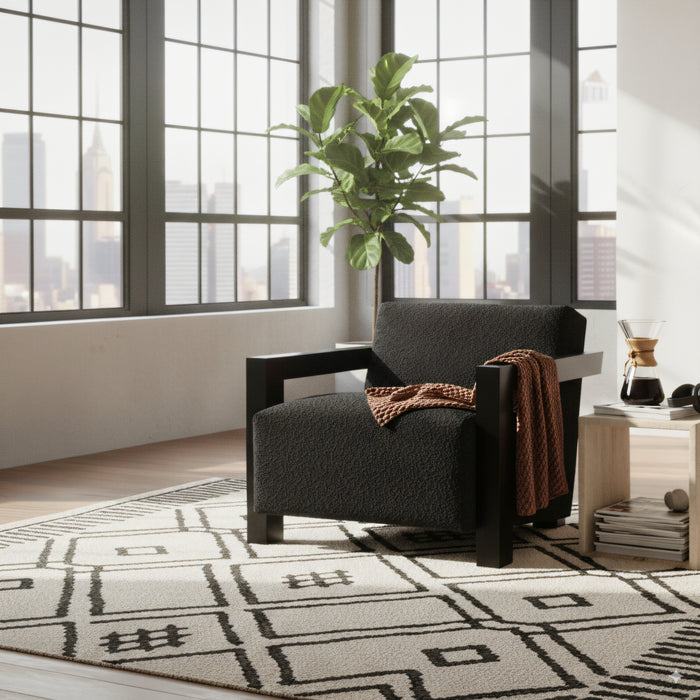 Lebron Armchair Black – Divano Furniture