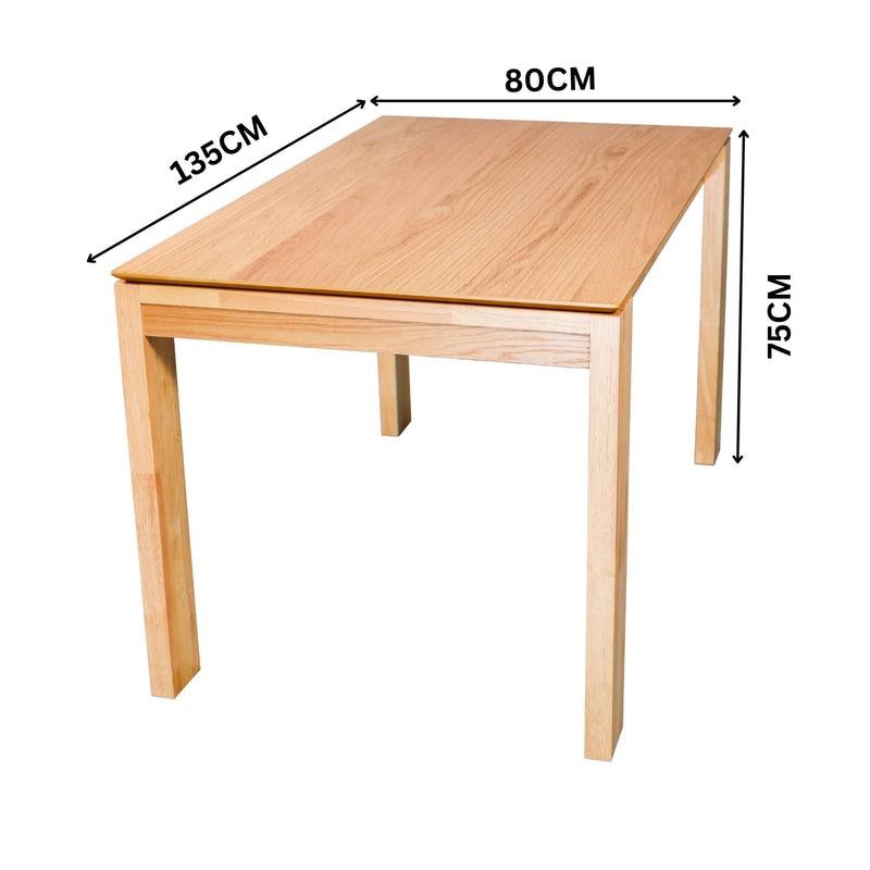 Havana 135cm Dining Table Oak – Divano Furniture