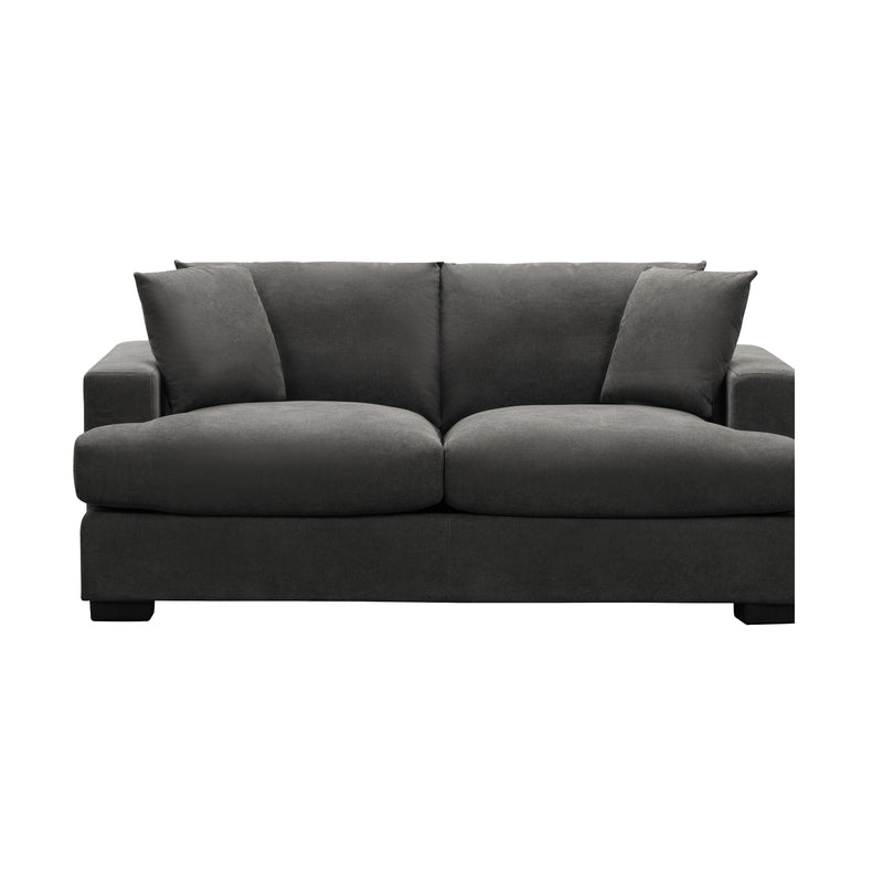 Hecate 2 Seater Fabric Sofa Lounge Dark Grey – Divano Furniture