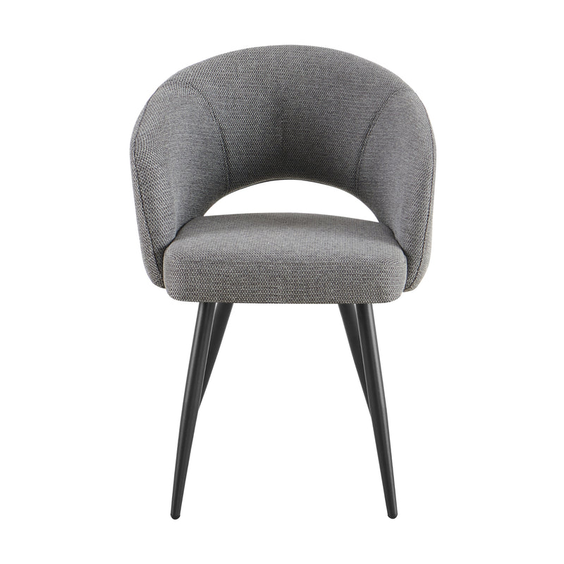 Matz 2pc Set Fabric Dining Table Grey – Divano Furniture