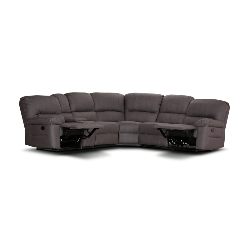 New Jersey 4 Seater Corner Modular Recliner Sofa Rhino Fabric Lounge C ...