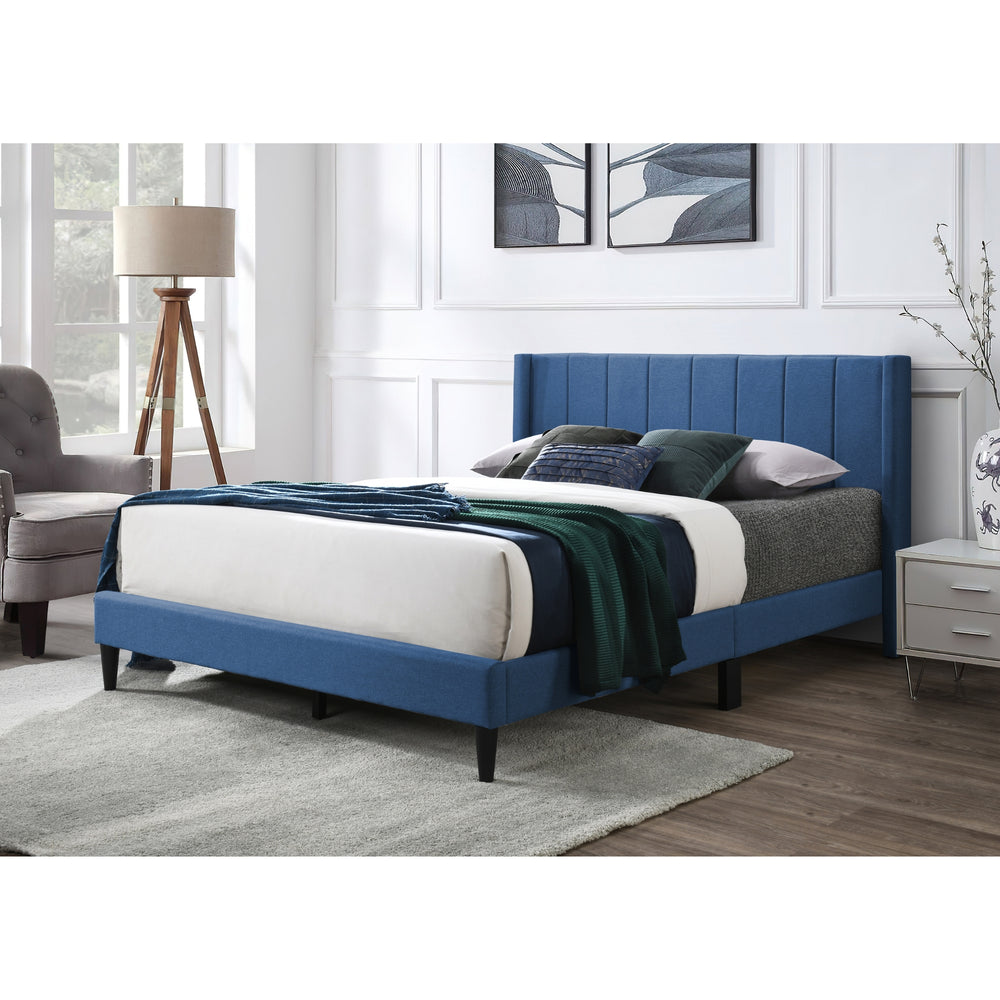 Samson Bed Frame King/Queen/Double | Blue – Divano Furniture