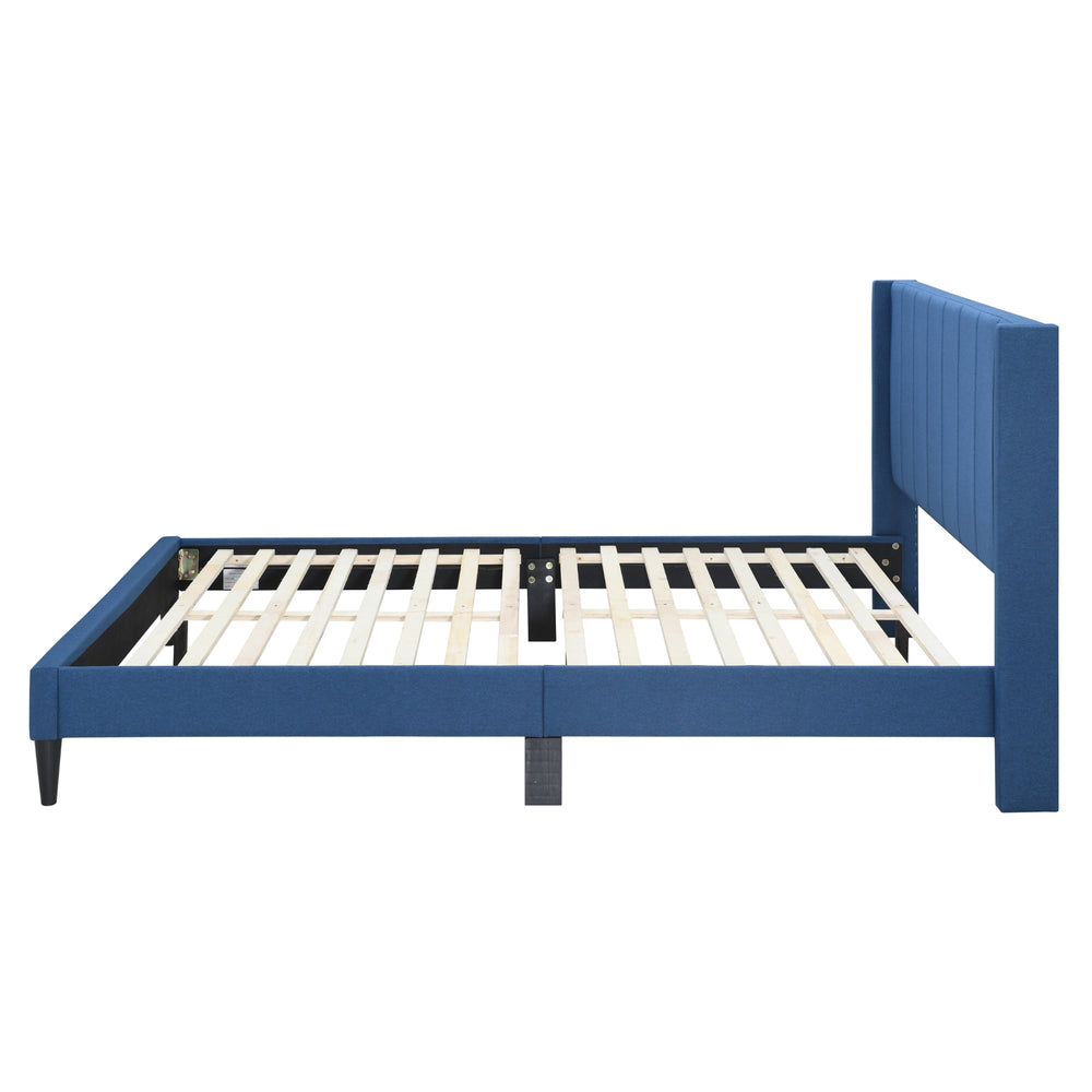 Samson Bed Frame King/Queen/Double | Blue – Divano Furniture