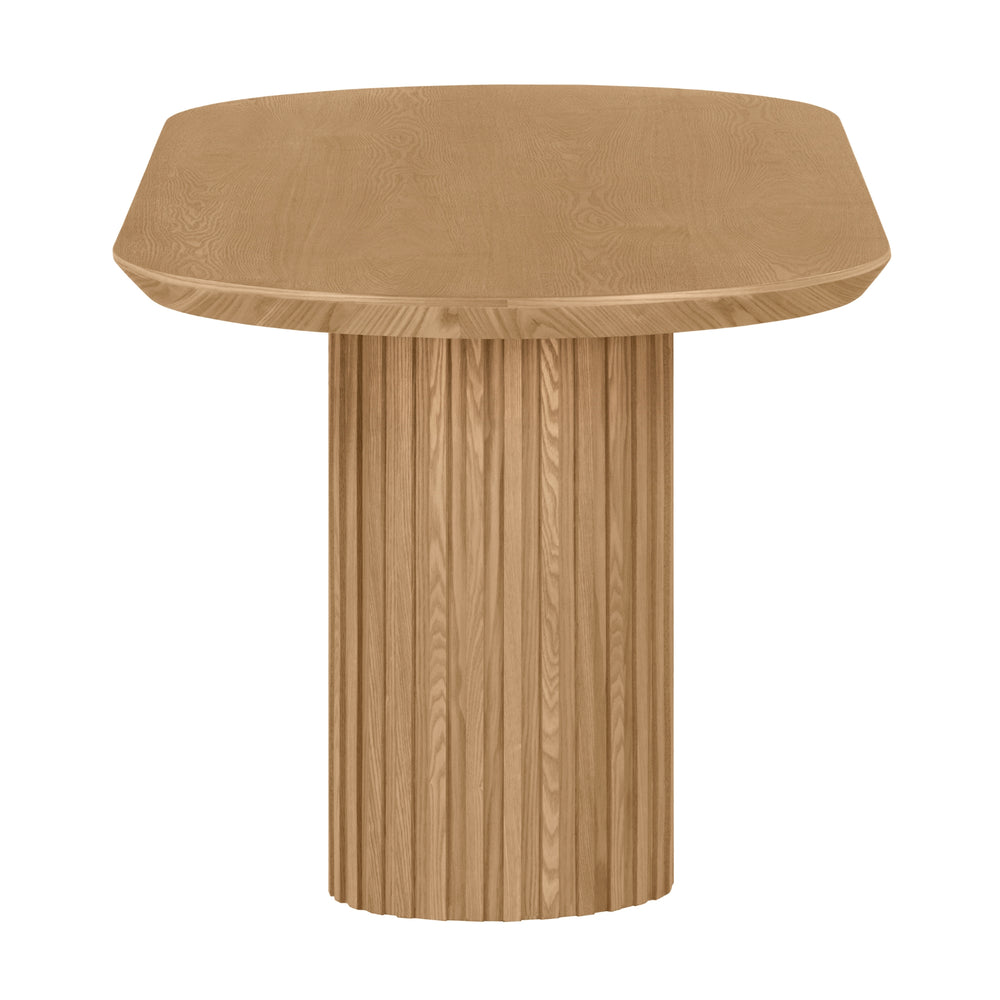Vanessa 220cm Oval Dining Table Natural – Divano Furniture